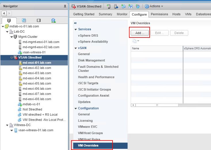 How to Disable VMware HA for individual VM using VM Overrides option How to Disable VMware HA for individual VM using VM Overrides option