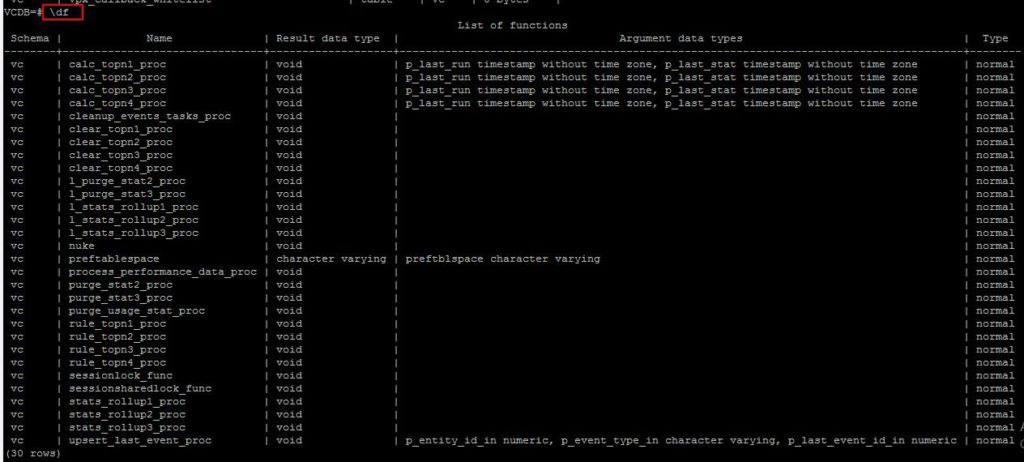 6 Basic Commands To Interact With Vcsa 65 Embedded Vpostgres Database