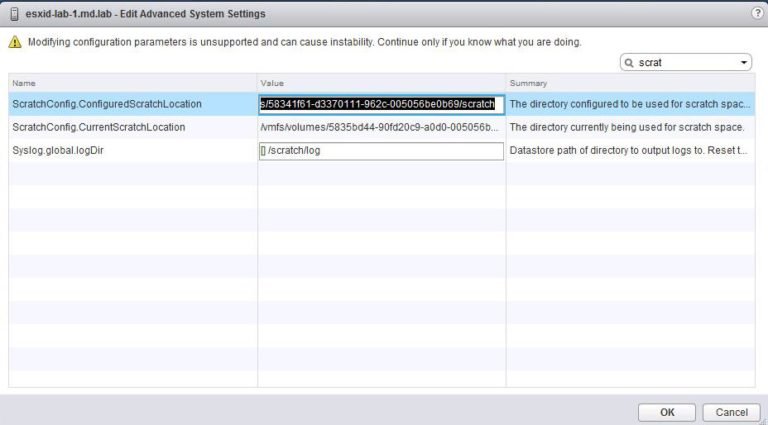 How To Configure Scratch Partition In Vmware Esxi Using Web Client