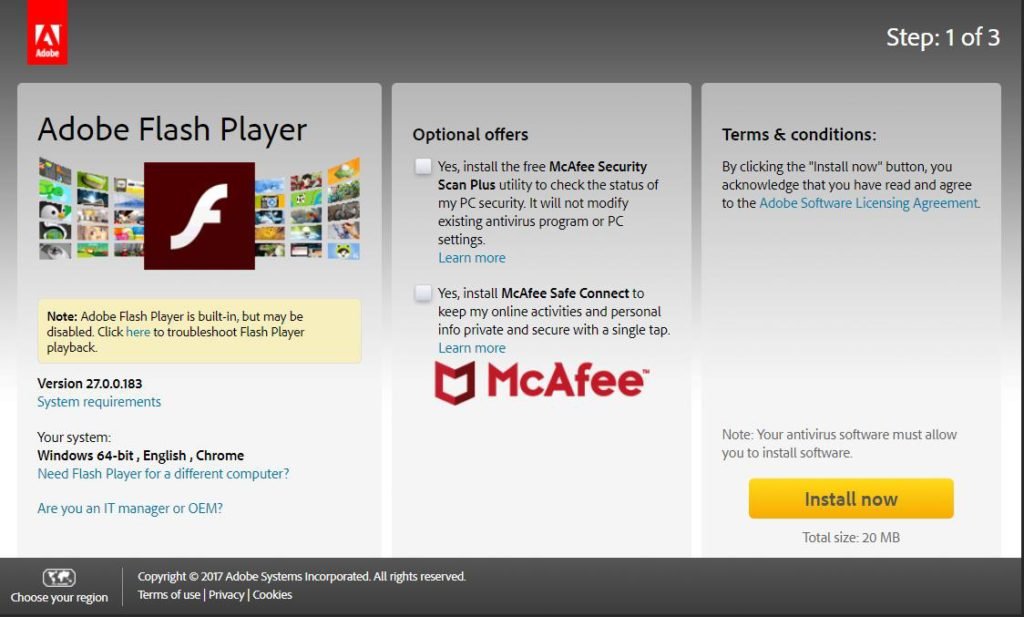 Resolved Adobe Shockwave Flash Crashed with vSphere Web Client