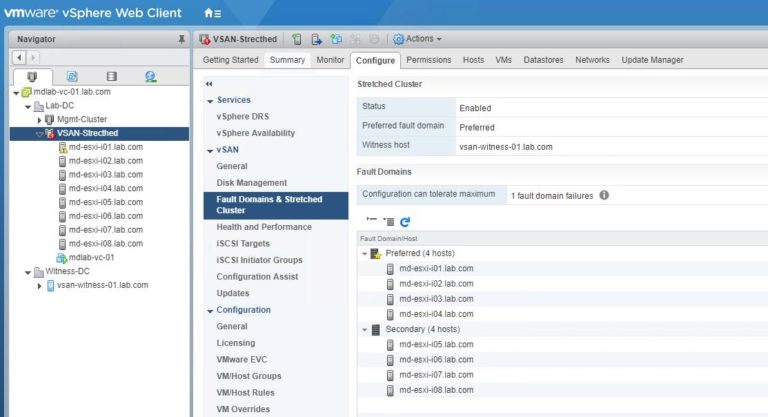 How to Create a vSAN Stretched Cluster