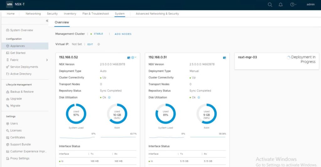 Deploy Additional NSX-T Managers from NSX-T UI - VMware NSX-T Part 3